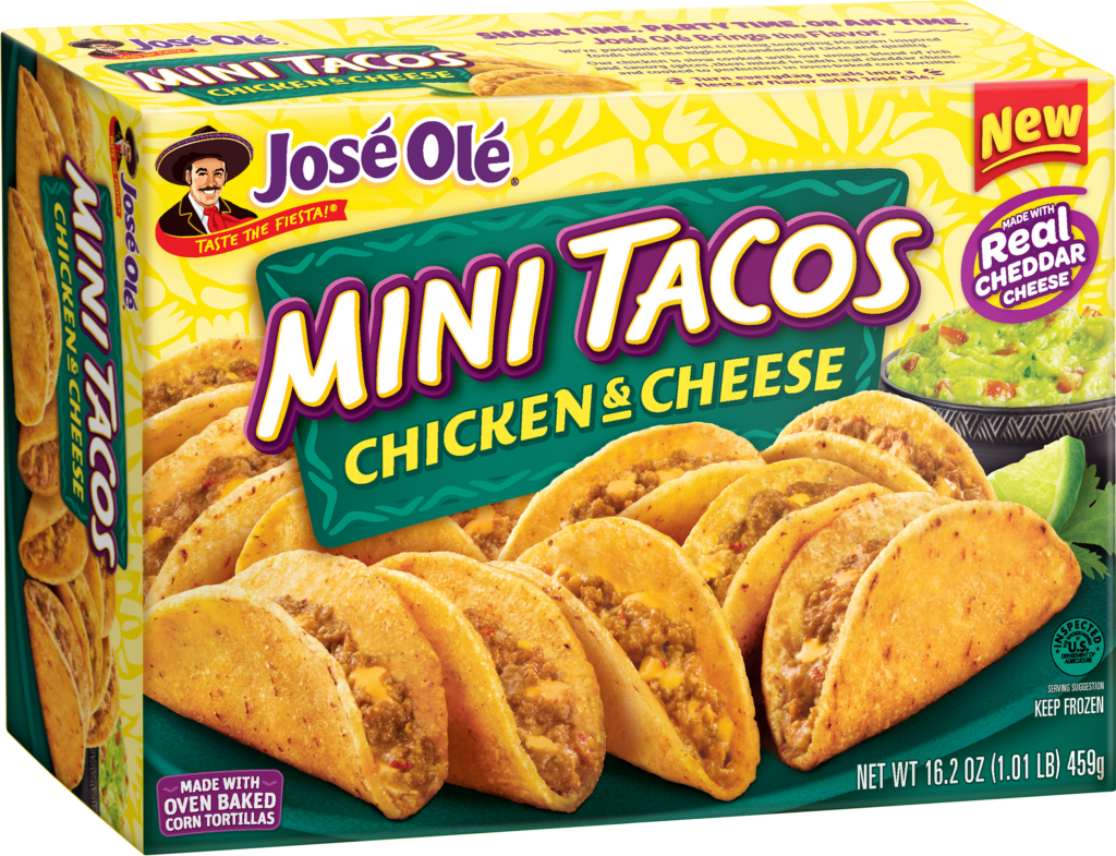 Beef And Cheese Mini Tacos 162oz Jose Ole